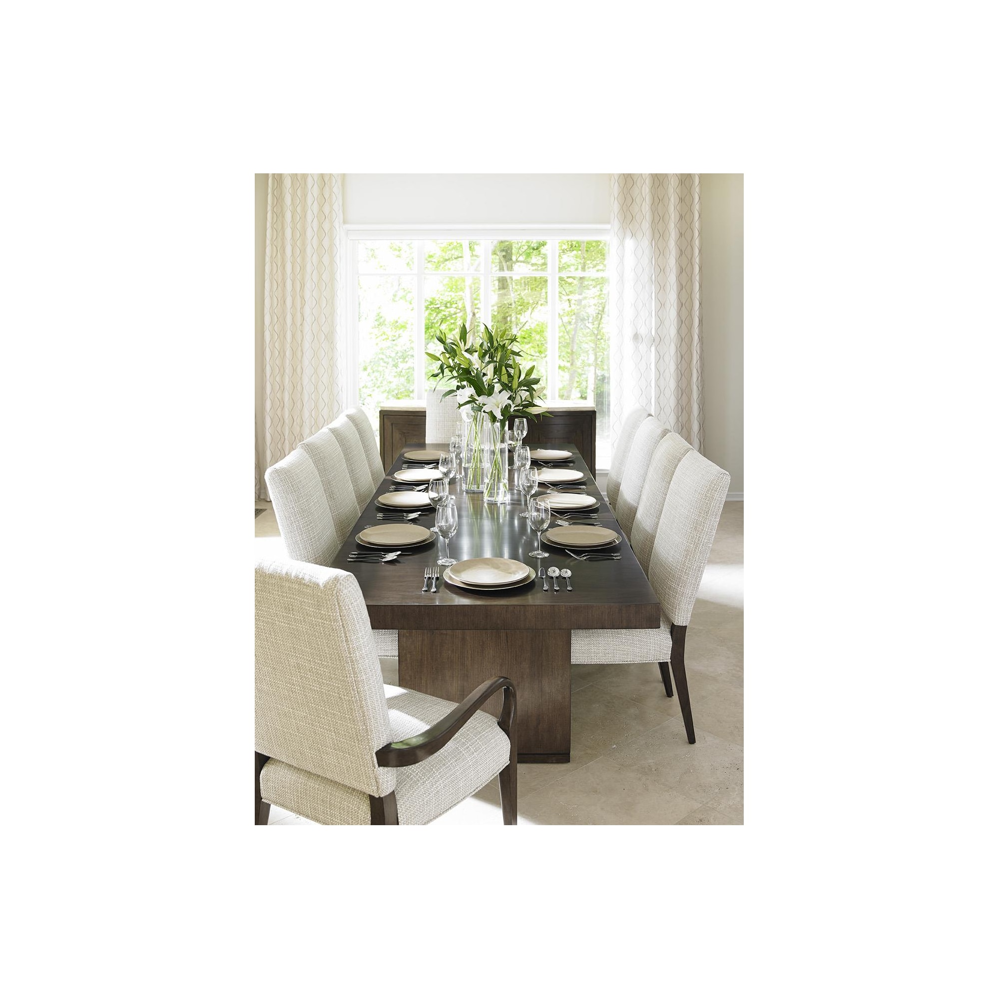 Lexington LAUREL CANYON 721-877 San Lorenzo Rectangular Dining Table | Baer's Furniture | Table ...